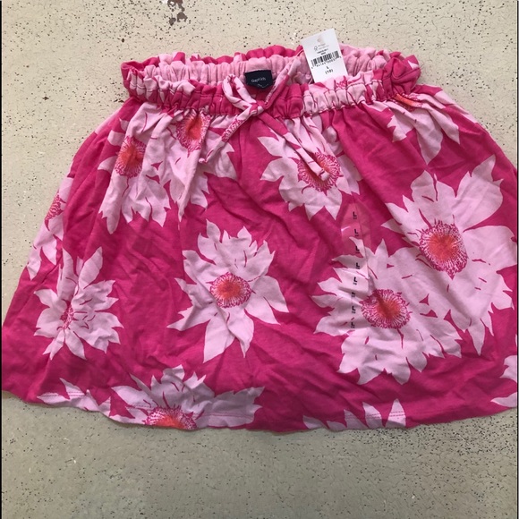 GAP | Bottoms | Nwt Gapkids Girls Pink Flower Skirt Size | Poshmark